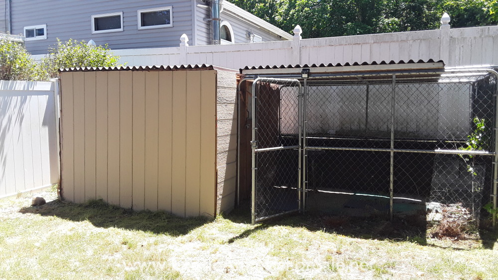(2) 10x6x6' chain link enclosures for sale for Sale